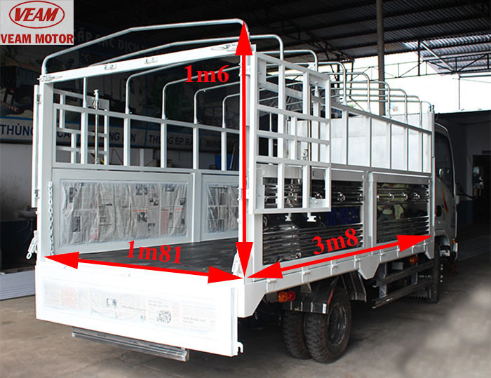 Xe tải Veam VT201 2T vào TP | Xe tải Veam 1 tấn -> 2.5 tấn | 310,000,000